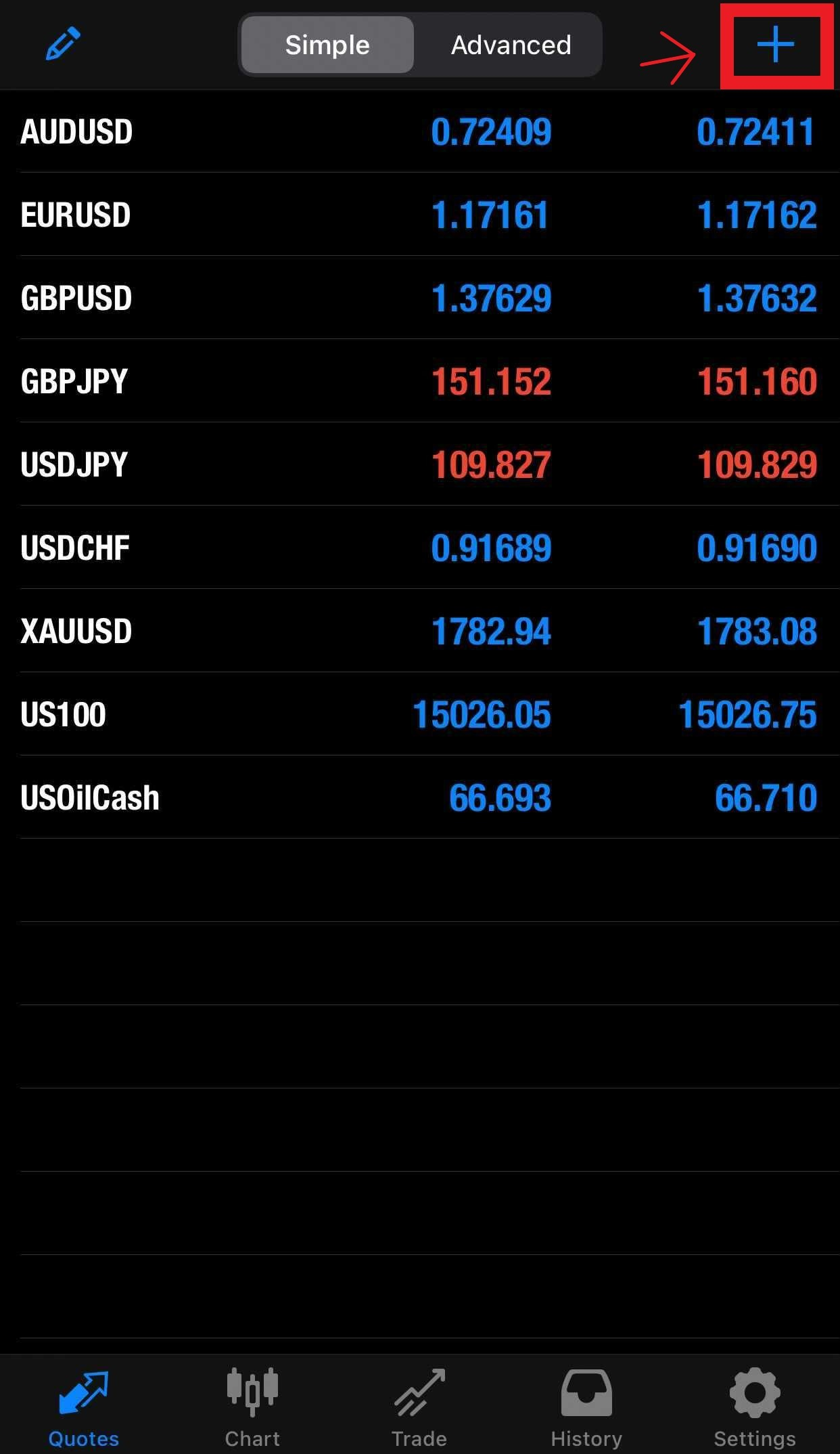 How to View More Trading Symbols on My iOS MT4 Mobile Platform ...